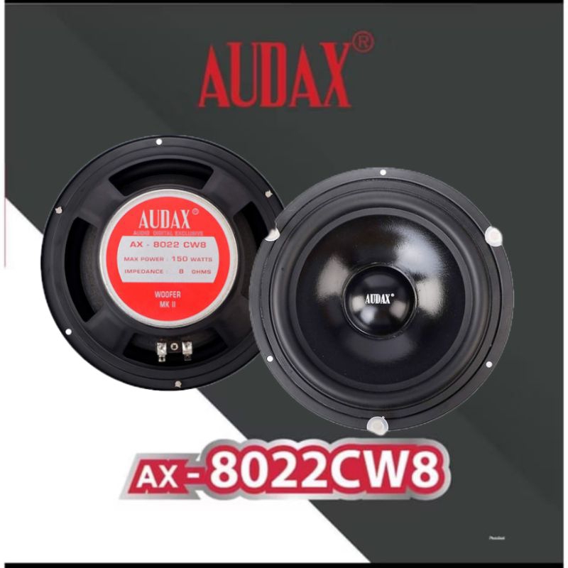 Jual Speaker Woofer 8 inch Audax AX-8022 CW8 MK II, Speaker Audax 8 inch woofer 150 watt ...