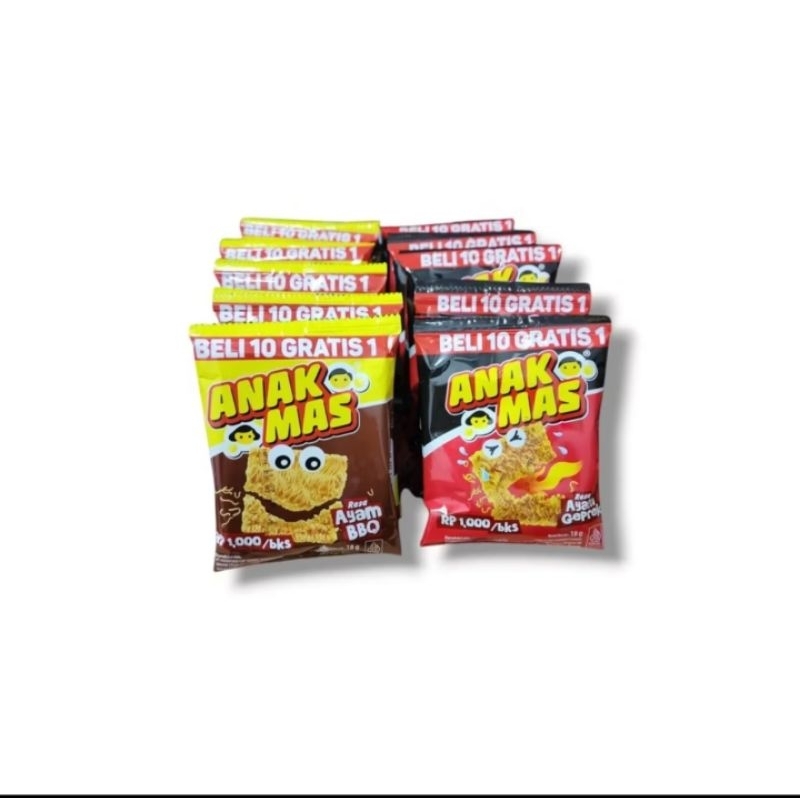 Jual Anak Mas snack ( 1 renceng isi 10 ) | Shopee Indonesia