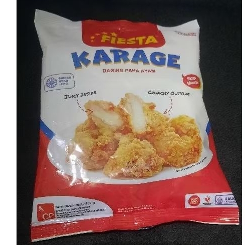 Jual FIESTA Chicken Karage 200gr | Daging Paha Ayam | Frozen Food ...