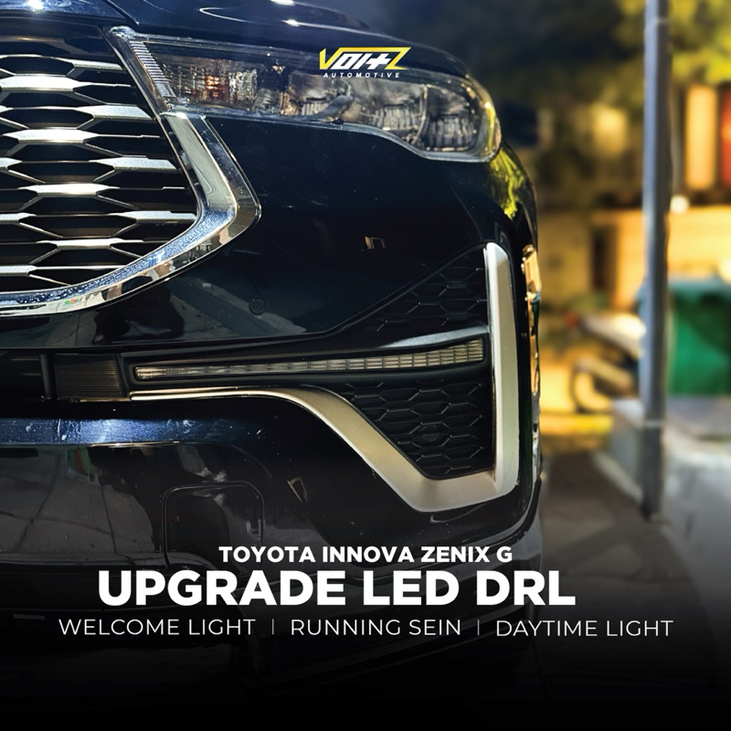 Jual DRL Lampu LED Zenix DRL Sein Running Cover Innova Zenix tipe G / V ...