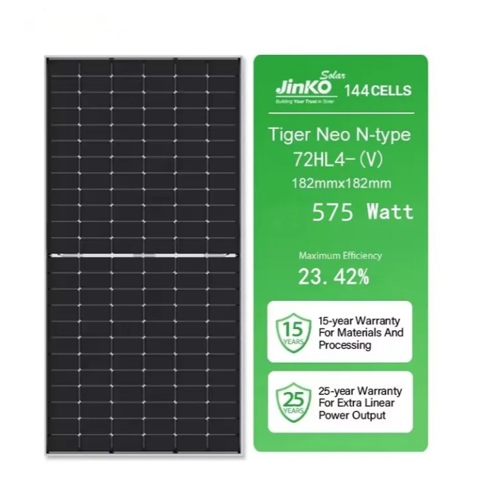 Jual JINKO N-Type JKM575-600N-72HL4-BDV Bifacial Solar Panel-Free ...