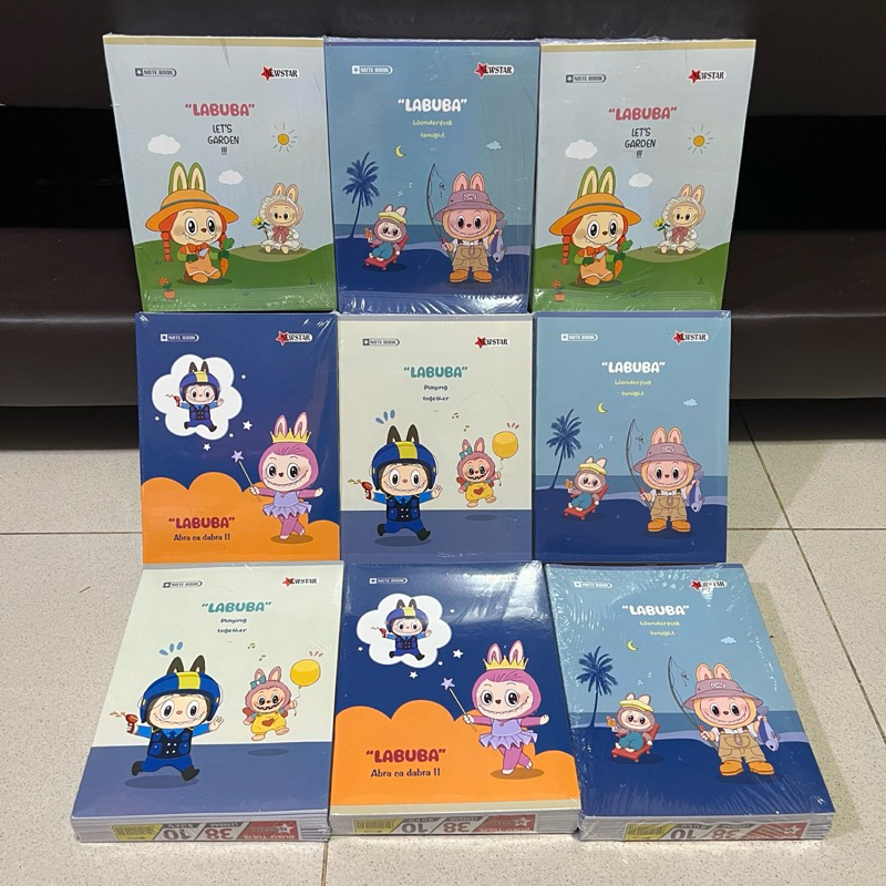 Jual BUKU TULIS LABUBU 38 LEMBAR MERK NEWSTAR 1 PAK ISI 10 PCS BUKU TULIS ANAK SEKOLAH MURAH ...
