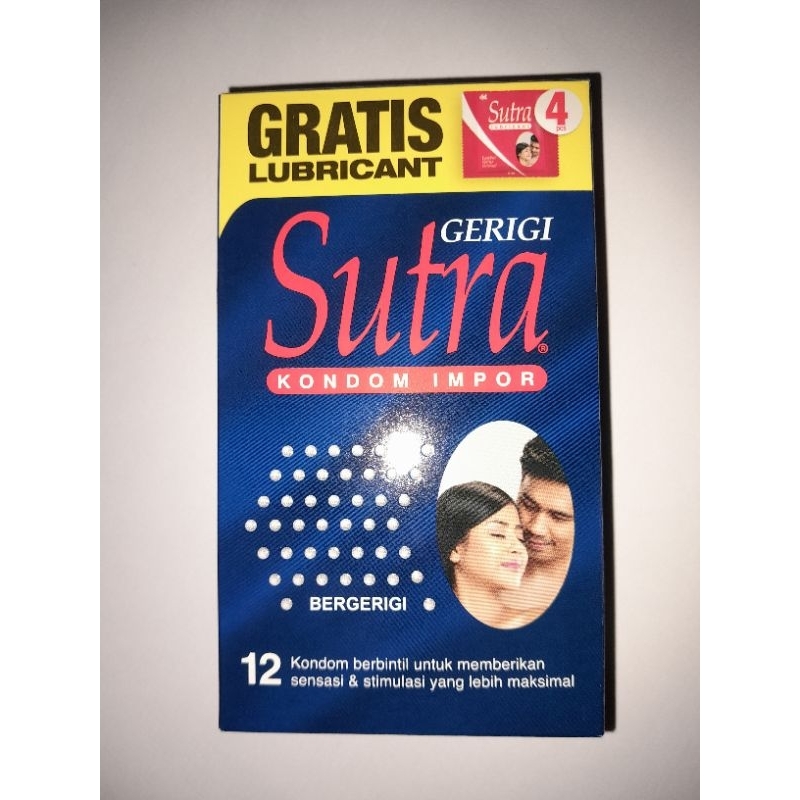 Jual sutra biru isi 12 dan 4 sachet pelumas | Shopee Indonesia