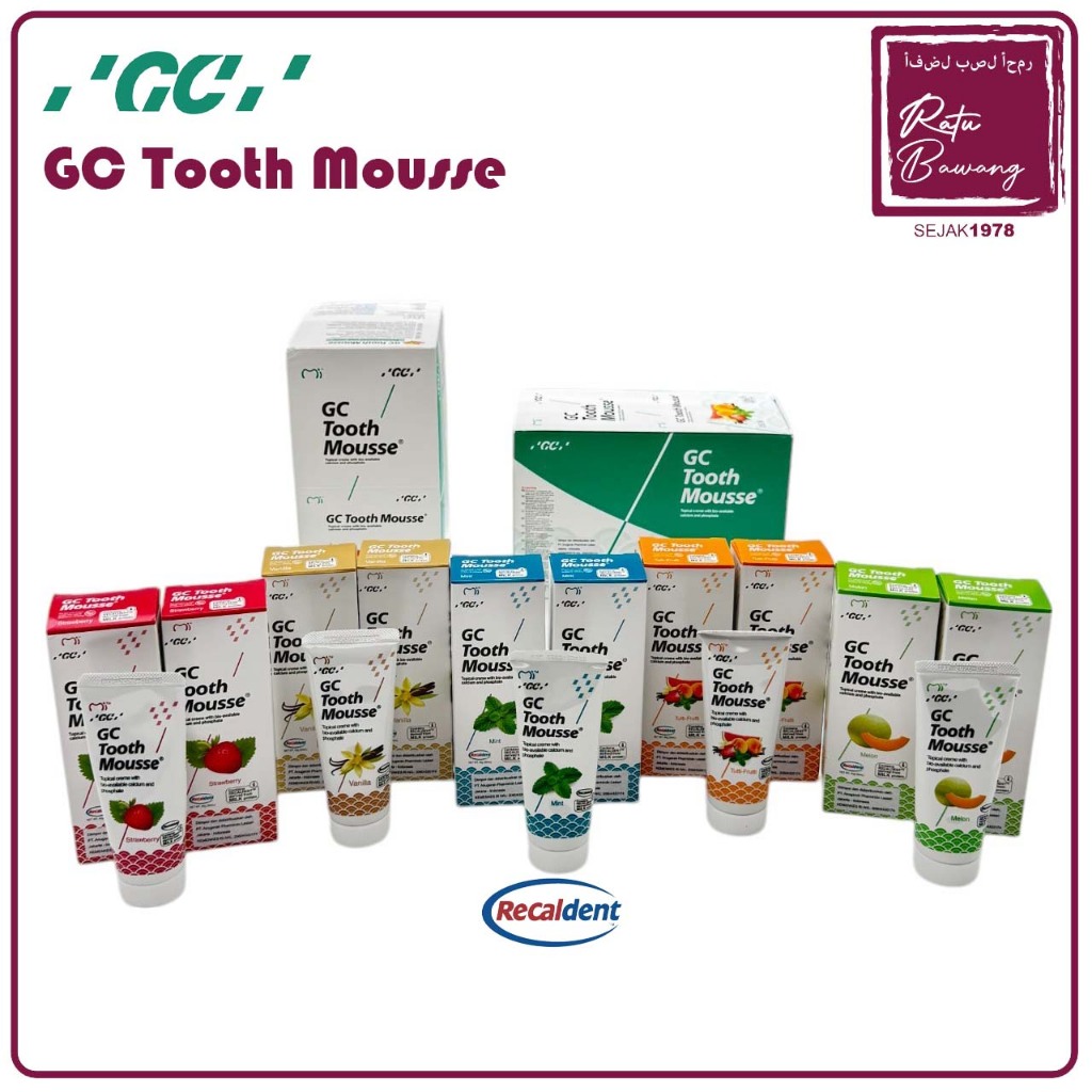 Jual GC Tooth Mousse Anak Vitamin dan Mineral Gigi kuat Tanpa Fluoride ...