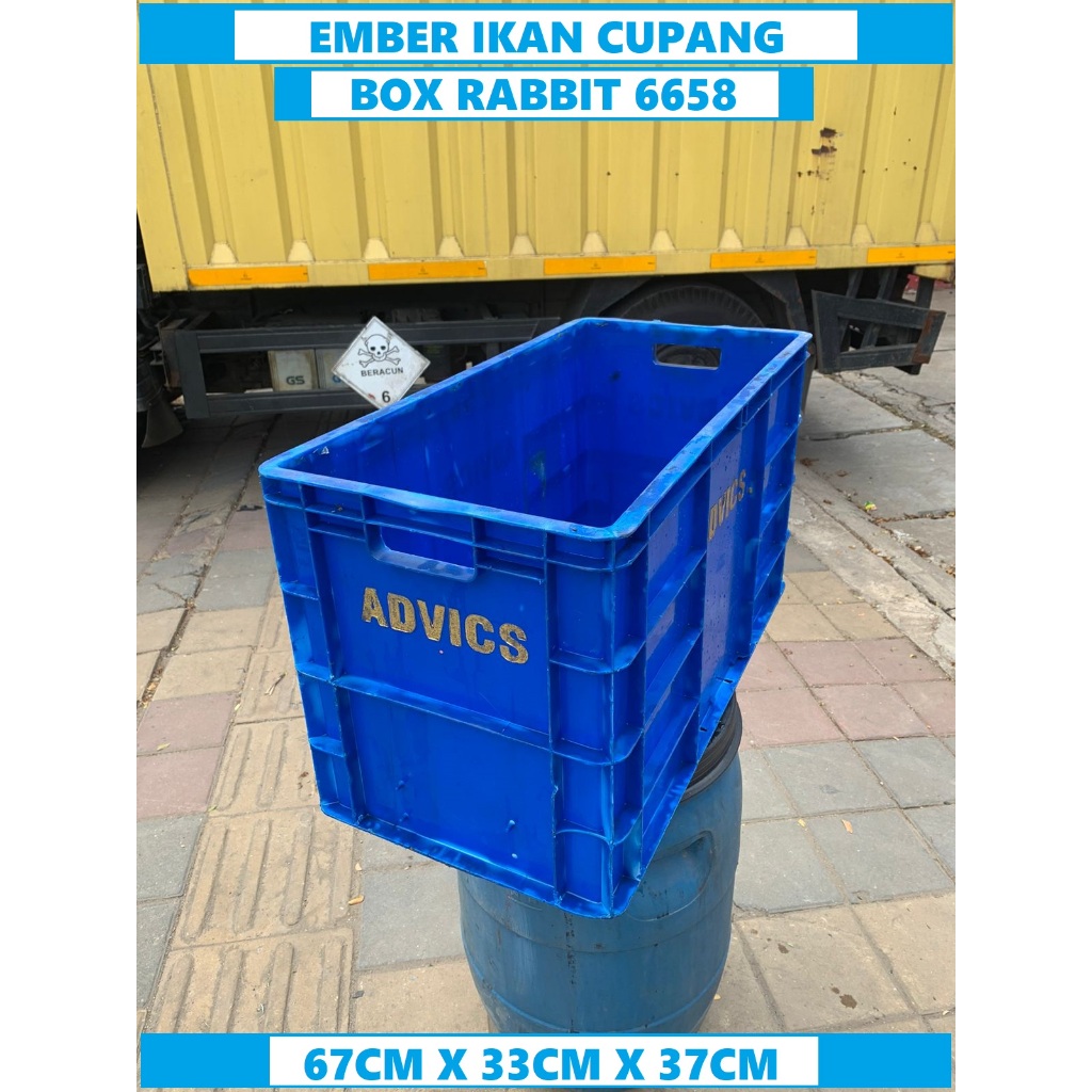 Jual Box Plastik Container Bak Plastik Kontener Box Rabbit 6658 Storage ...