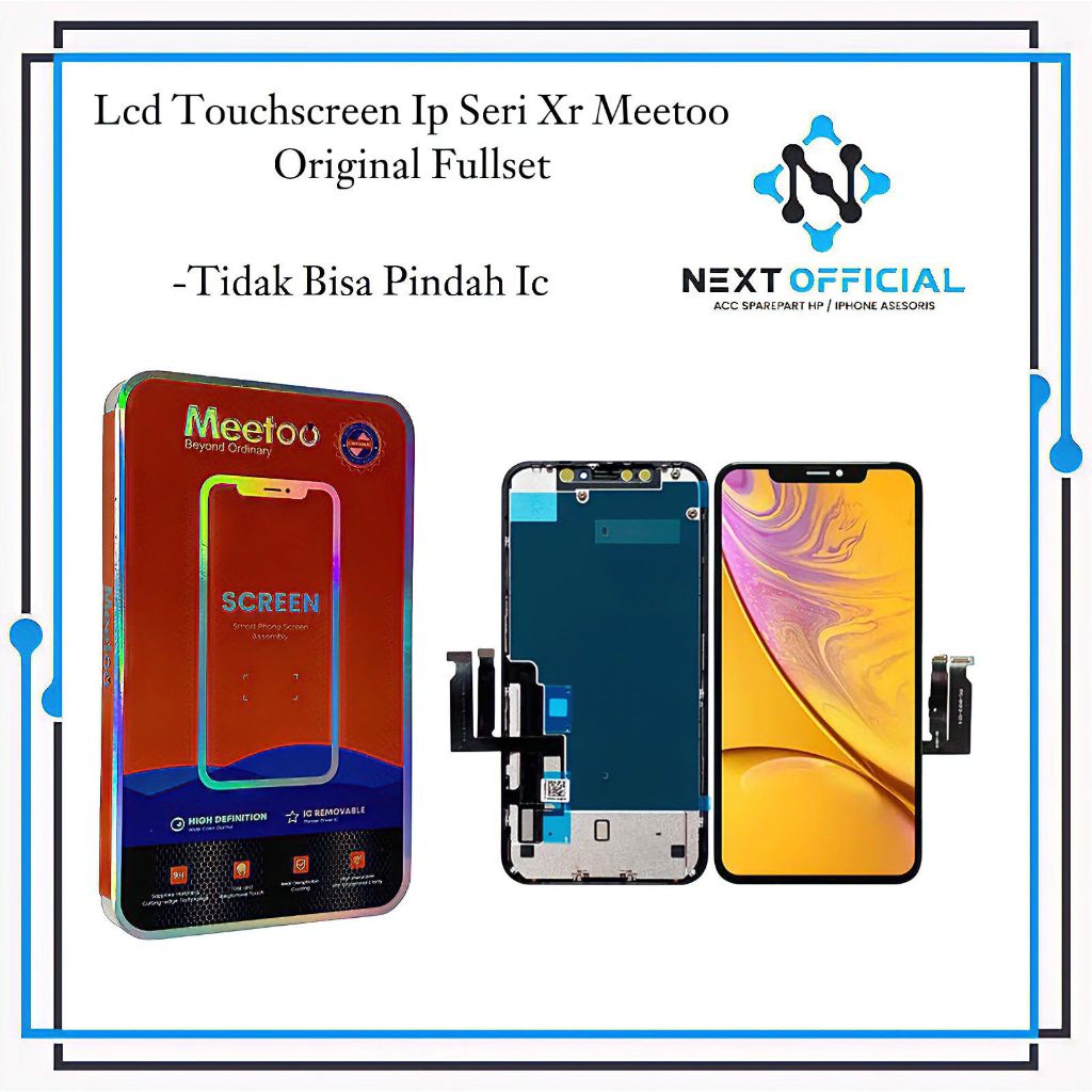 Jual Lcd + Touchscreen Ip Seri Xr Meetoo Original Fullset | Shopee ...