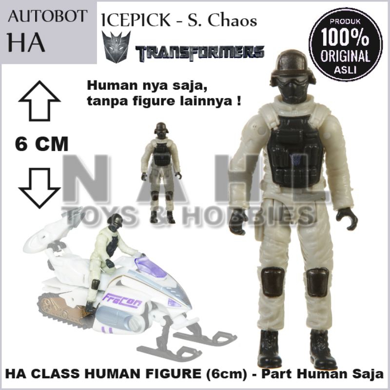 Jual Figure Sergeant Chaos - Lepasan Transformers Human Alliance Basic ...