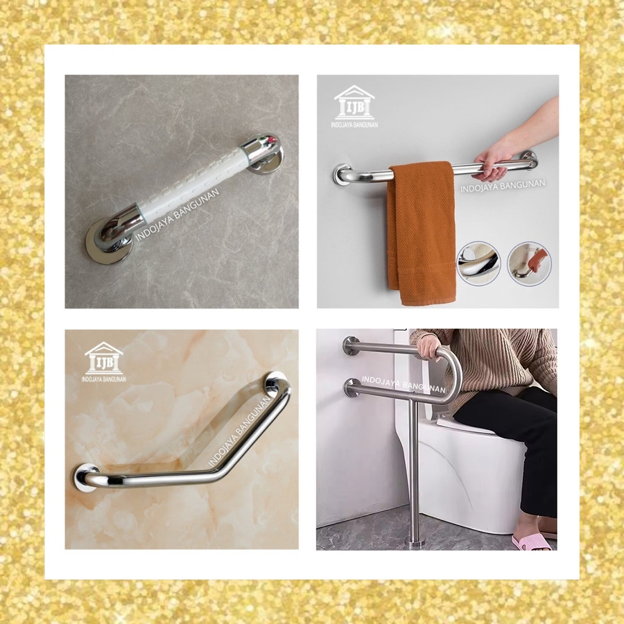 Jual Pegangan Kamar Mandi Stainless Pegangan Bathtub Shower Grip Bar ...