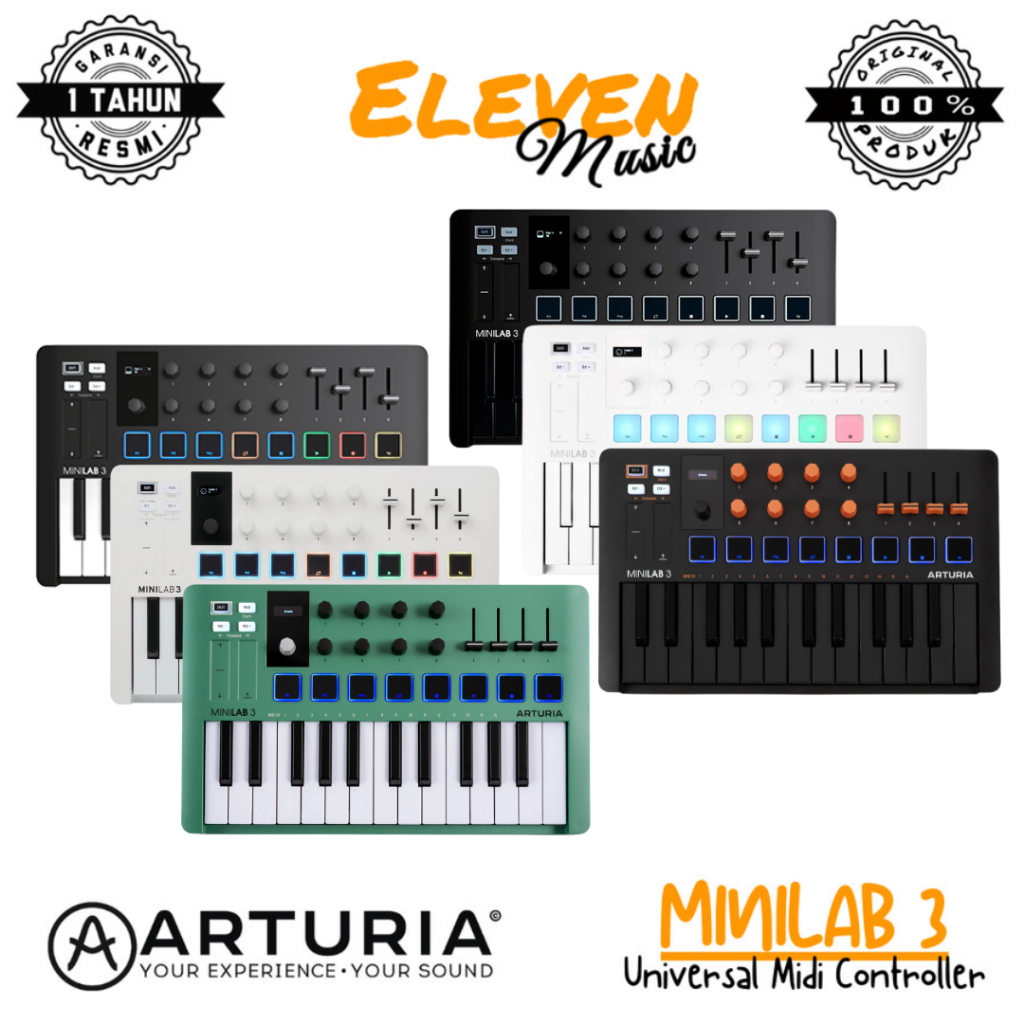 Jual Arturia Minilab 3 Universal Midi Keyboard Controller | Shopee ...
