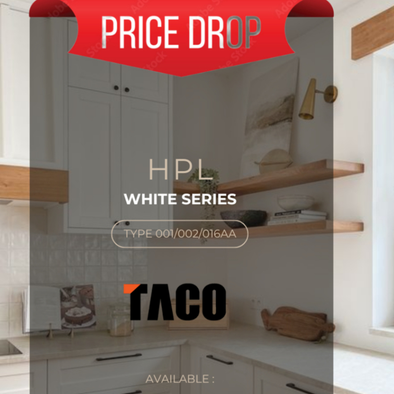 Jual HPL TACO White Series - 001/002/016AA Harga PROMO | Shopee Indonesia