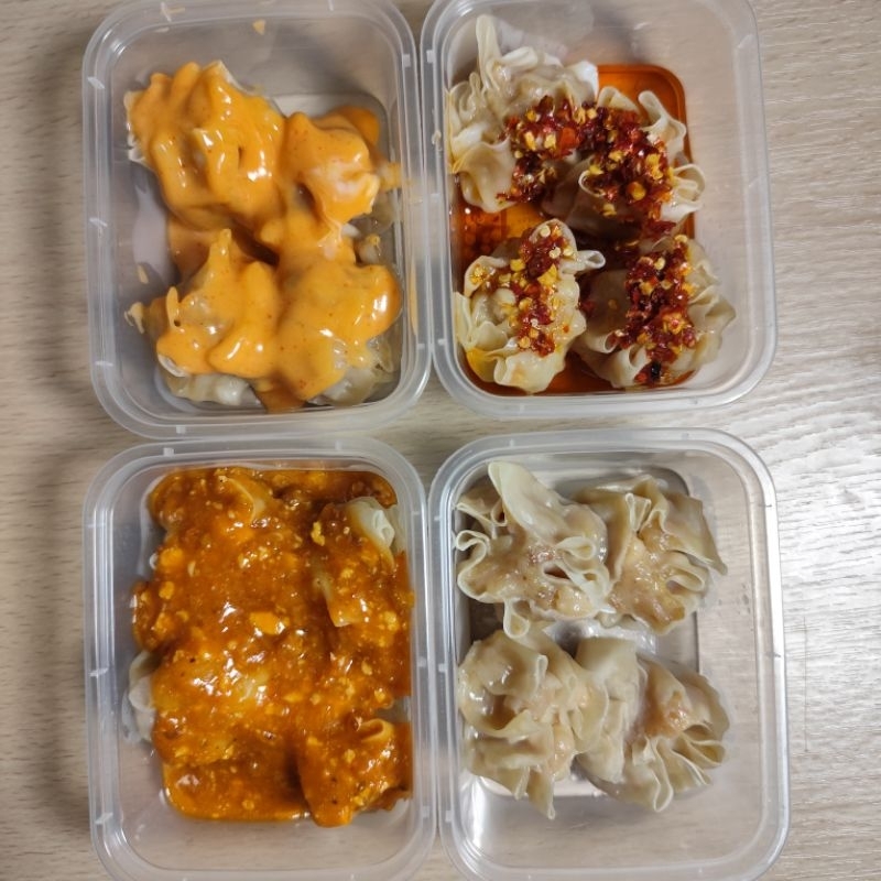 Jual Dimsum Ayam Saus Bolognese Spicy Mayo Mentai Chili Oil | Shopee ...