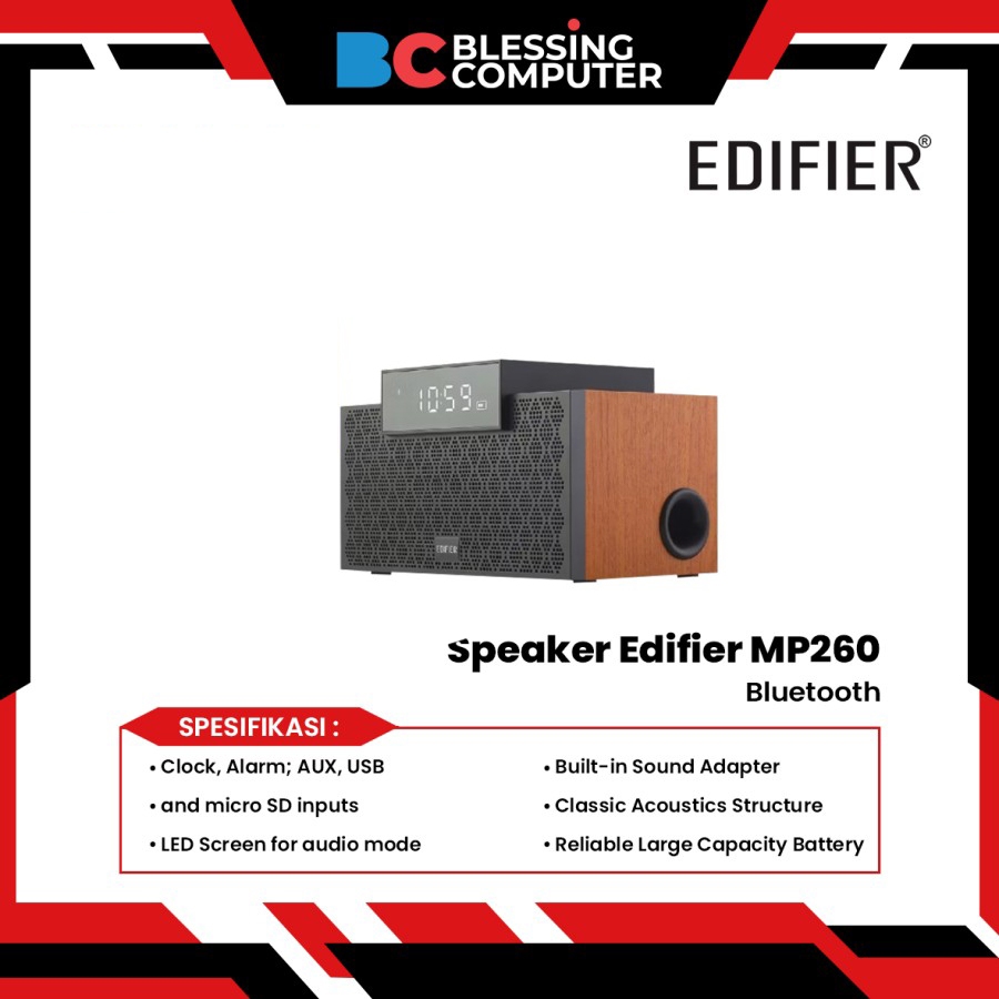 Jual Speaker Edifier MP260 Bluetooth - Brown Marron | Shopee Indonesia