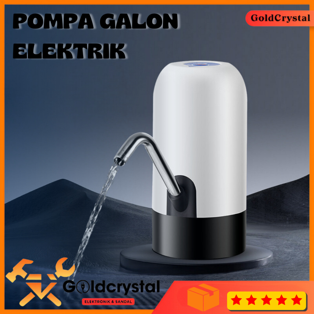 Jual Alat Pompa Galon Elektrik Air Minum 4W Smart Pumping Rechargeable ...