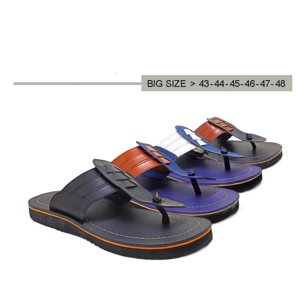 Jual Malkazio - Big Size Series | Sandal Pria Jumbo Ukuran Besar 44 45 46 47 48 | Shopee Indonesia