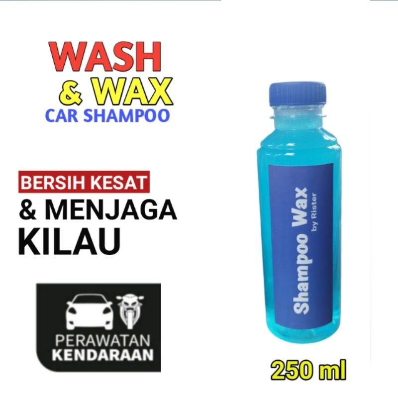 Jual Shampoo mobil & motor Formula lengkap + Wax 250 ml | Shopee Indonesia