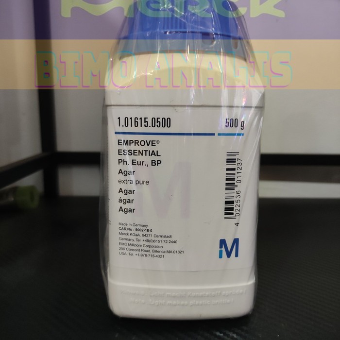 Jual Agar extra pure Merck 101615 / Catalog 1.01615.0500 / Merck Agar ...