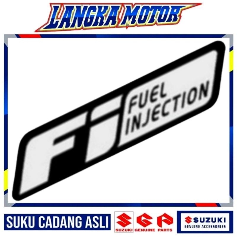 Jual ORI SGP Stiker Logo Fi FUEL INJECTION Suzuki Nex Lets Address ...