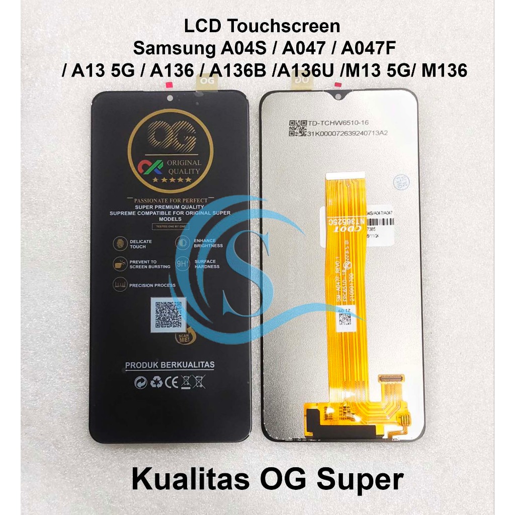 Jual LCD Touchscreen Samsung A04S / A047 / A047F / A13 5G / A136 ...