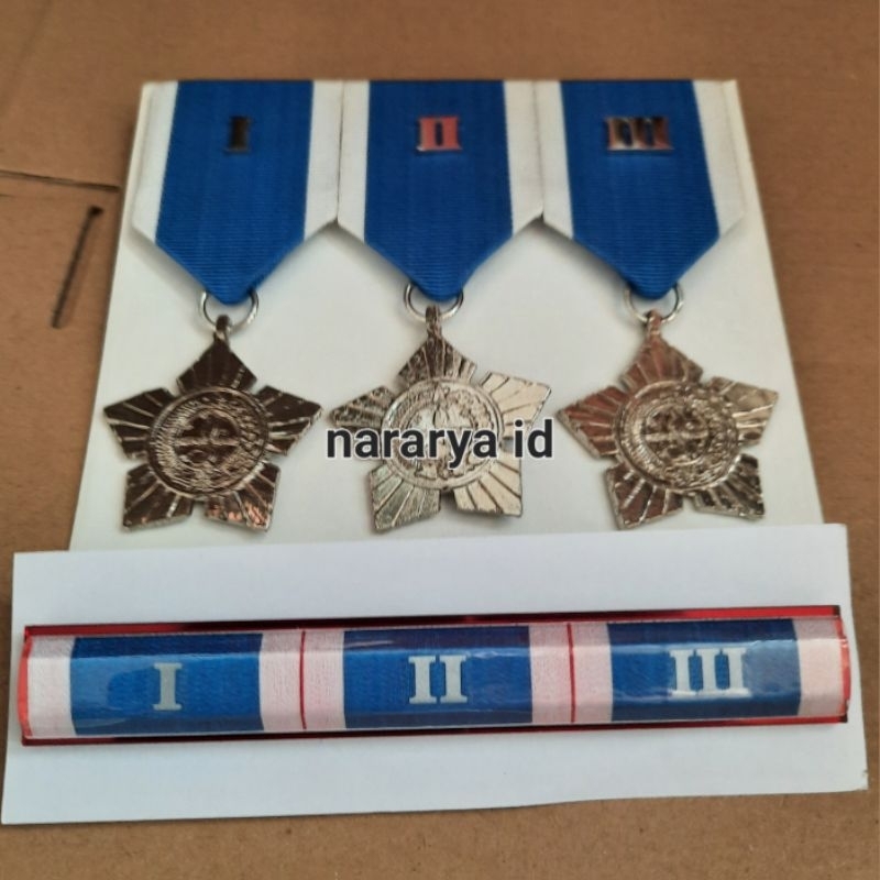 Jual [NARARYA ID] Pancawarsa 1 2 3 / Tanda Penghargaan Pramuka Pita ...