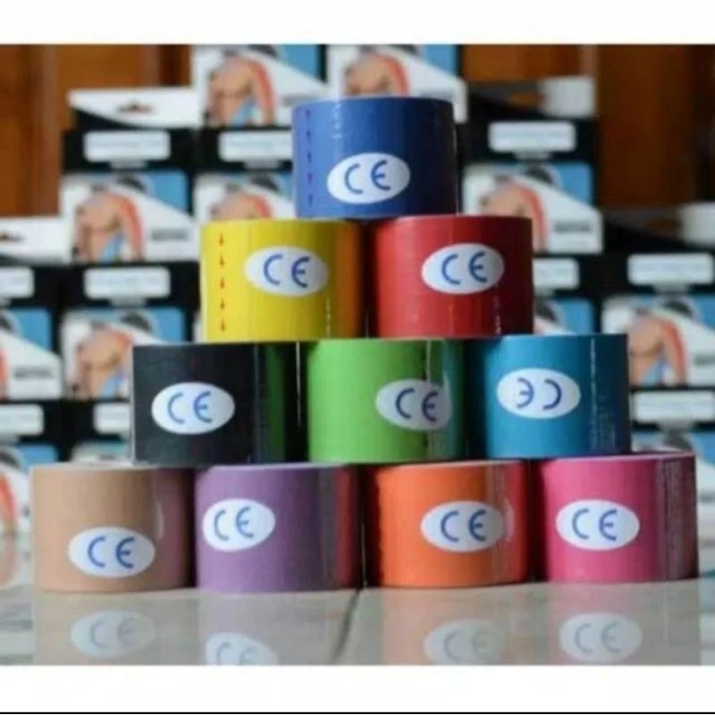 Jual kinesio tape taping sport therapy kinesiology 5cm x 5m original | Shopee Indonesia