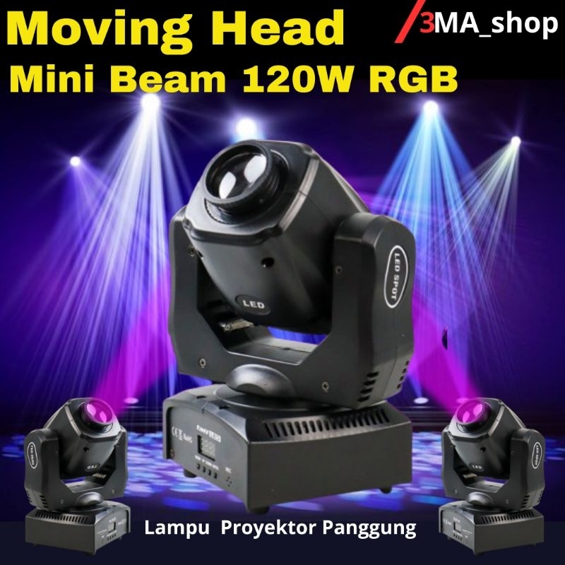 Jual Mini Beam Lampu Sorot Panggung RGB | Shopee Indonesia