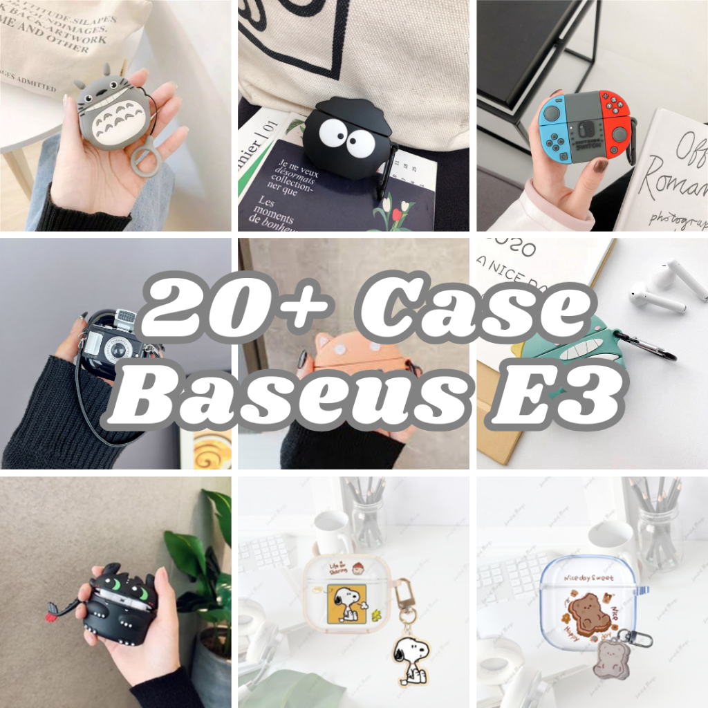 Jual Baseus Bowie E3 Case Character Bluetooth Wireless TWS Casing Love ...