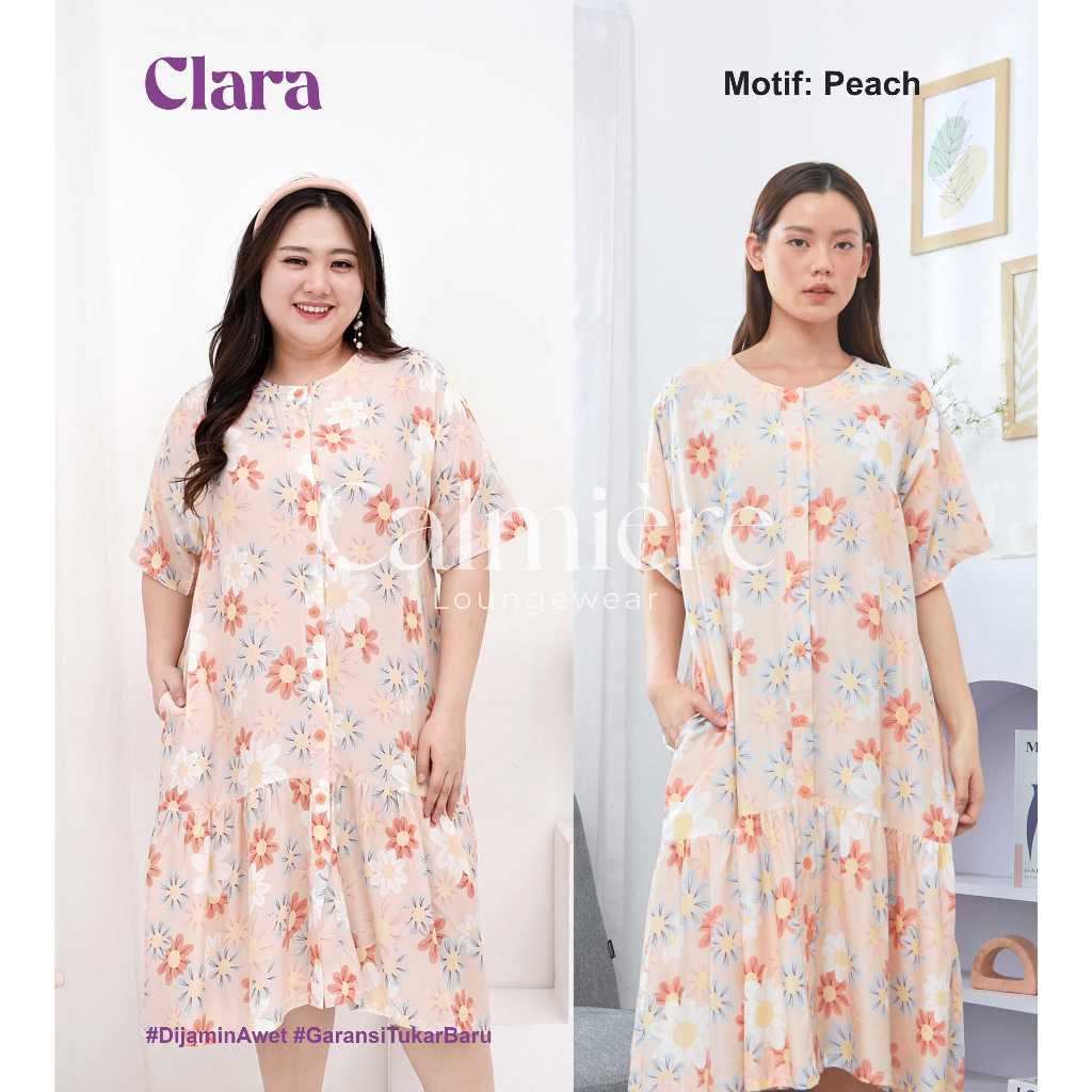 Jual CALMIERE CLARA DRESS RAYON PREMIUM DASTER BUSUI DIJAMIN AWET ...