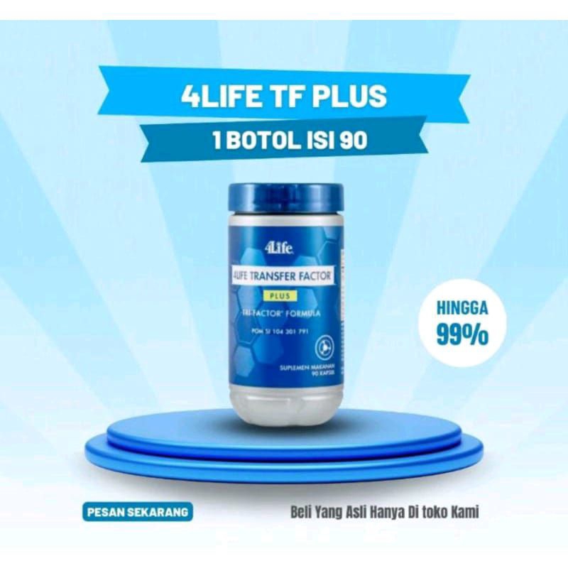 Jual 4LIFE TRANSFER FACTOR PLUS 4LIFE SUPLEMEN MULTIVITAMIN ASLI ...