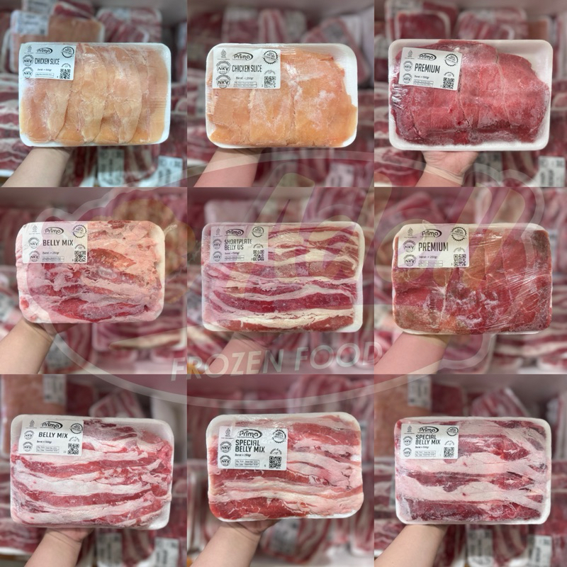 Jual DAGING SLICE Beef Shortplate Belly US, Premium, Special Mix Belly ...