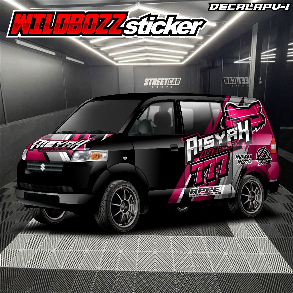 Jual decal apv motocross keren (decalapv-1) -wildbozz sticker- | Shopee ...
