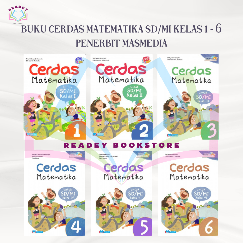 Jual BUKU CERDAS MM MATEMATIKA SD/MI KELAS 1-6 KURIKULUM MERDEKA PENERBIT MASMEDIA | Shopee ...