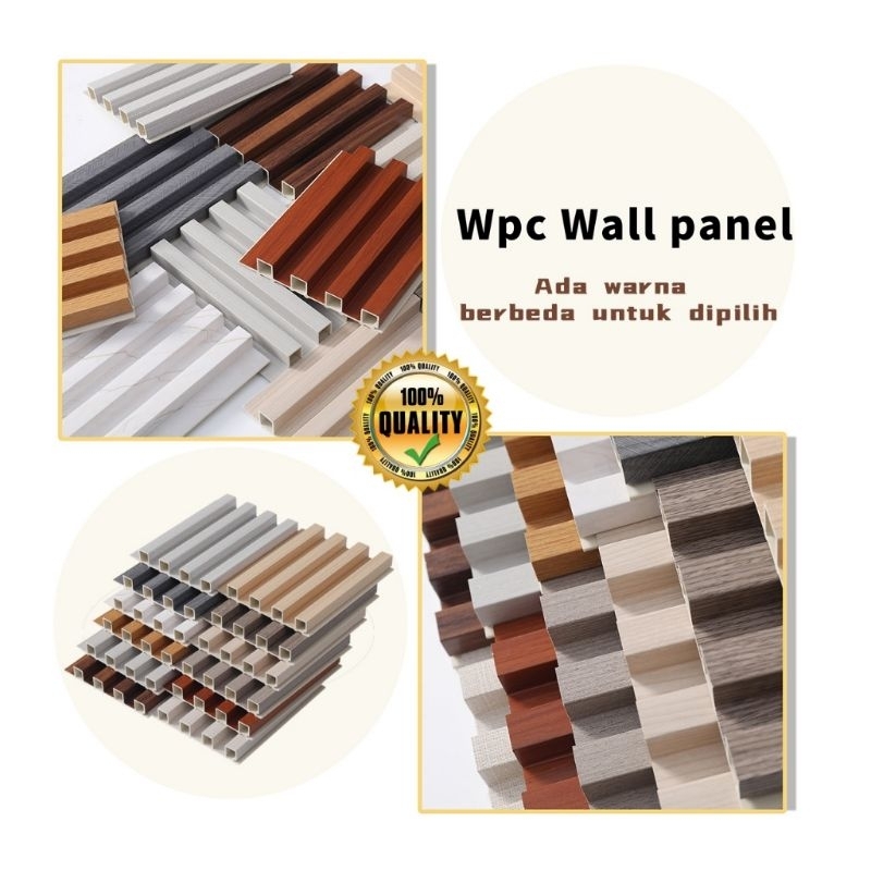Jual Wall Panel WPC /Papan Dinding Wpc /Wood Panel /Wood Plastic Composite (Jual Per-Dus Isi 10 ...