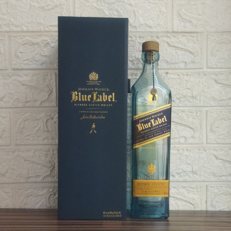Jual Botol Kosong JW Blue Label + Box 750ml | Shopee Indonesia