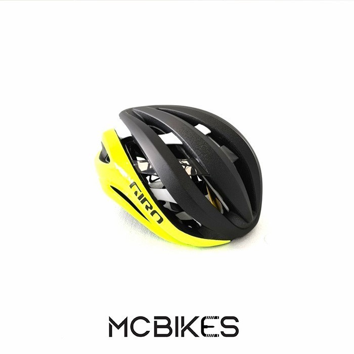 Jual Giro Aether Spherical MIPS Helmet - Black Fade / Highlight Yellow ...