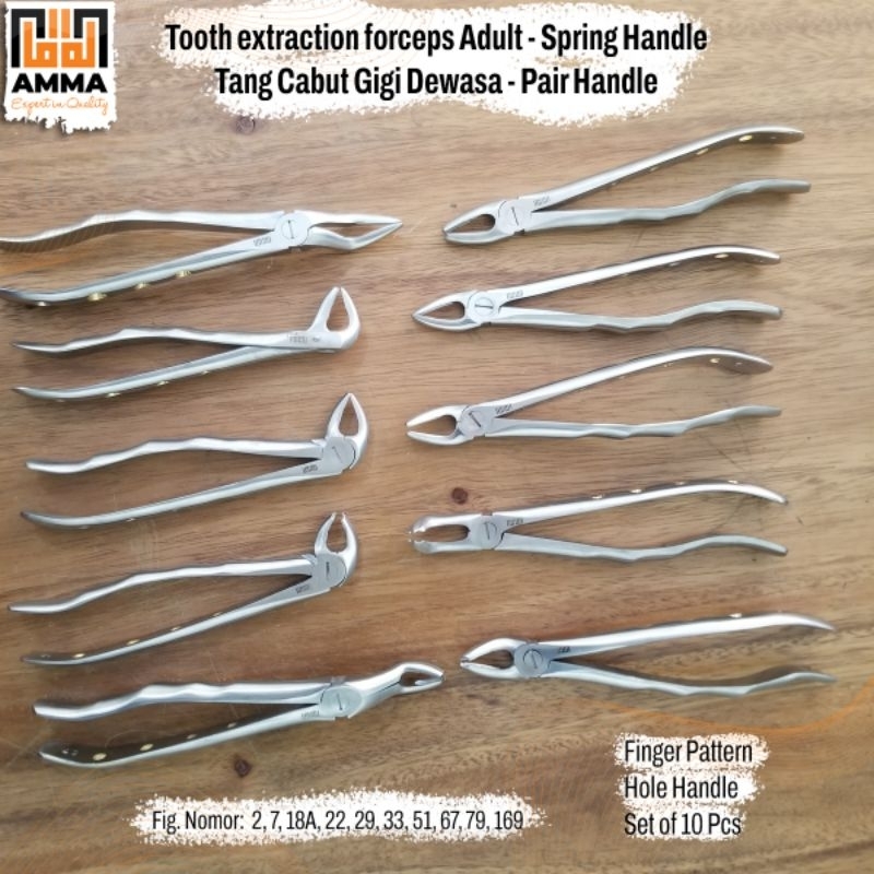 Jual AMMA Tang Cabut Gigi - Pair Handle | Shopee Indonesia