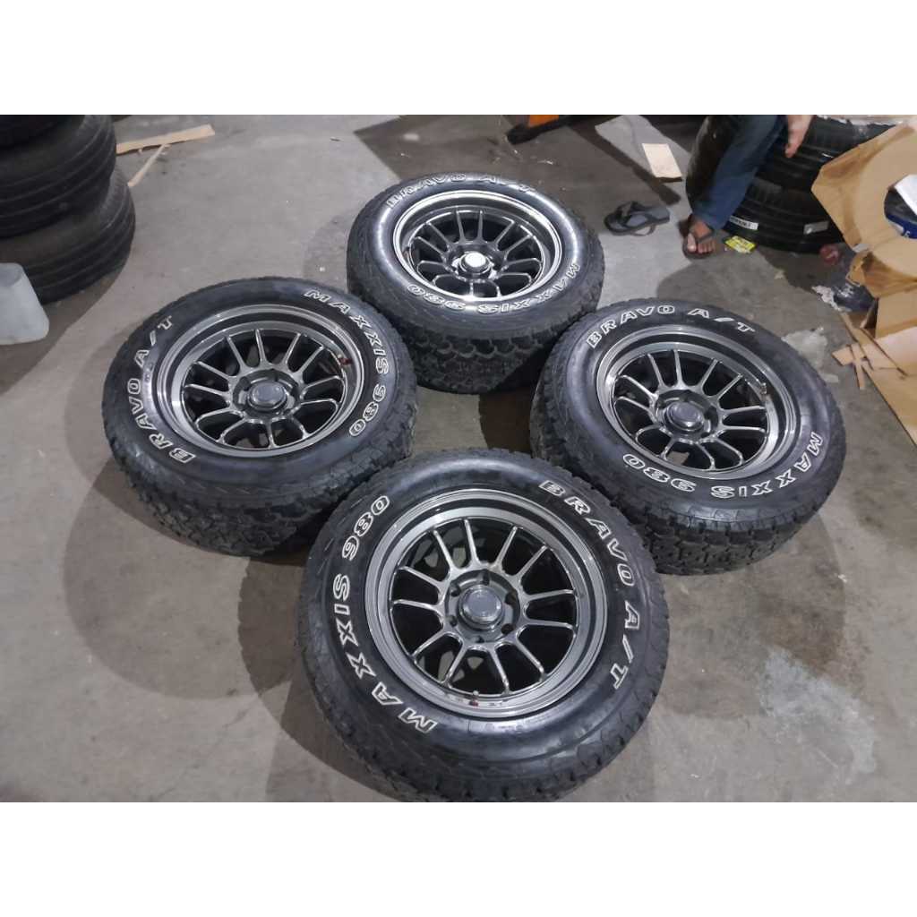 Jual VELG MOBIL JF RING 18 LEBAR 9 PCD 6X139 + BAN MAXXIS 265/60R18 ...