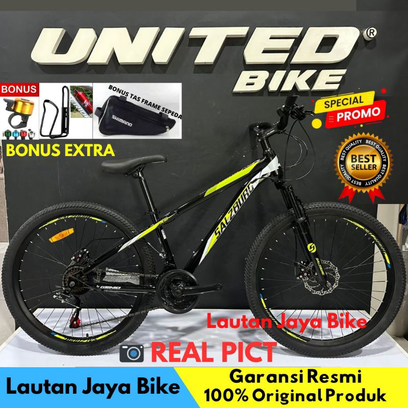 Jual Sepeda Gunung 26 MTB GENIO SALZBURG SS42 Rem Discbrake Free Gift ...