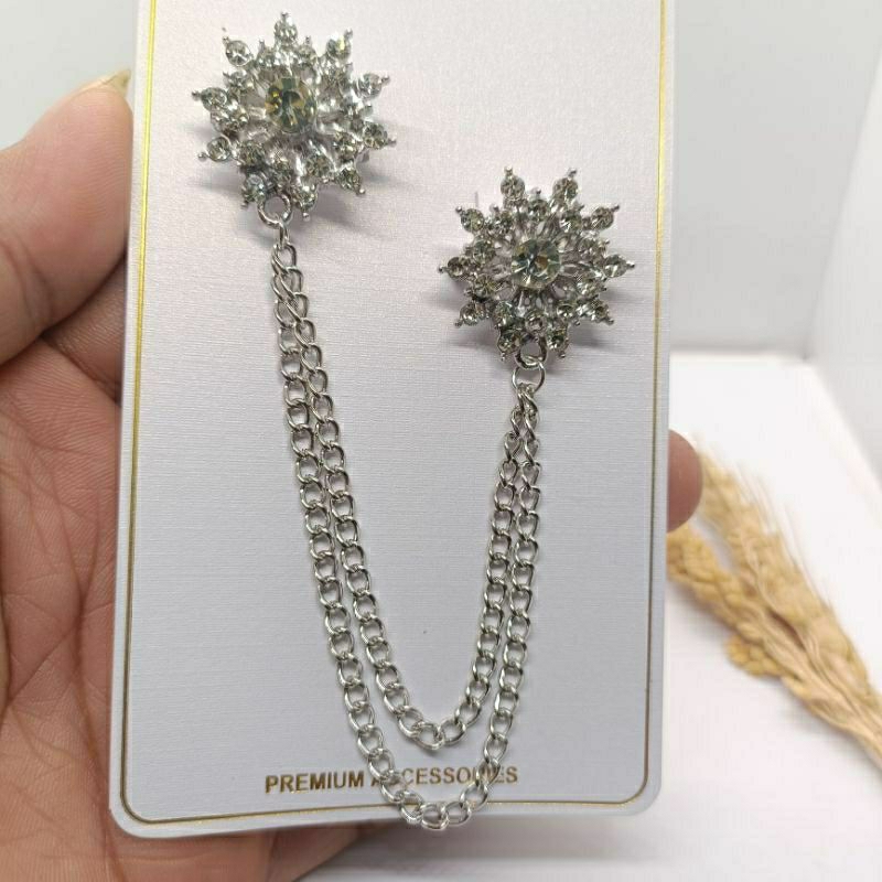 Jual Bros rantai kebaya/Bros kebaya janggan/Bros rantai jas susun 2 ...