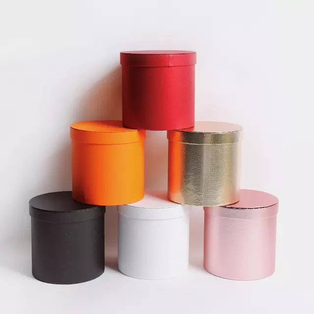 Jual [20cm] Kotak Bulat Bundar Bloom Box Bucket Baket Buket Bunga ...