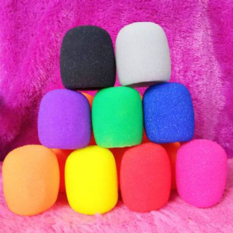 Jual busa mic pelindung microphone dari debu ring tutup mic | Shopee ...