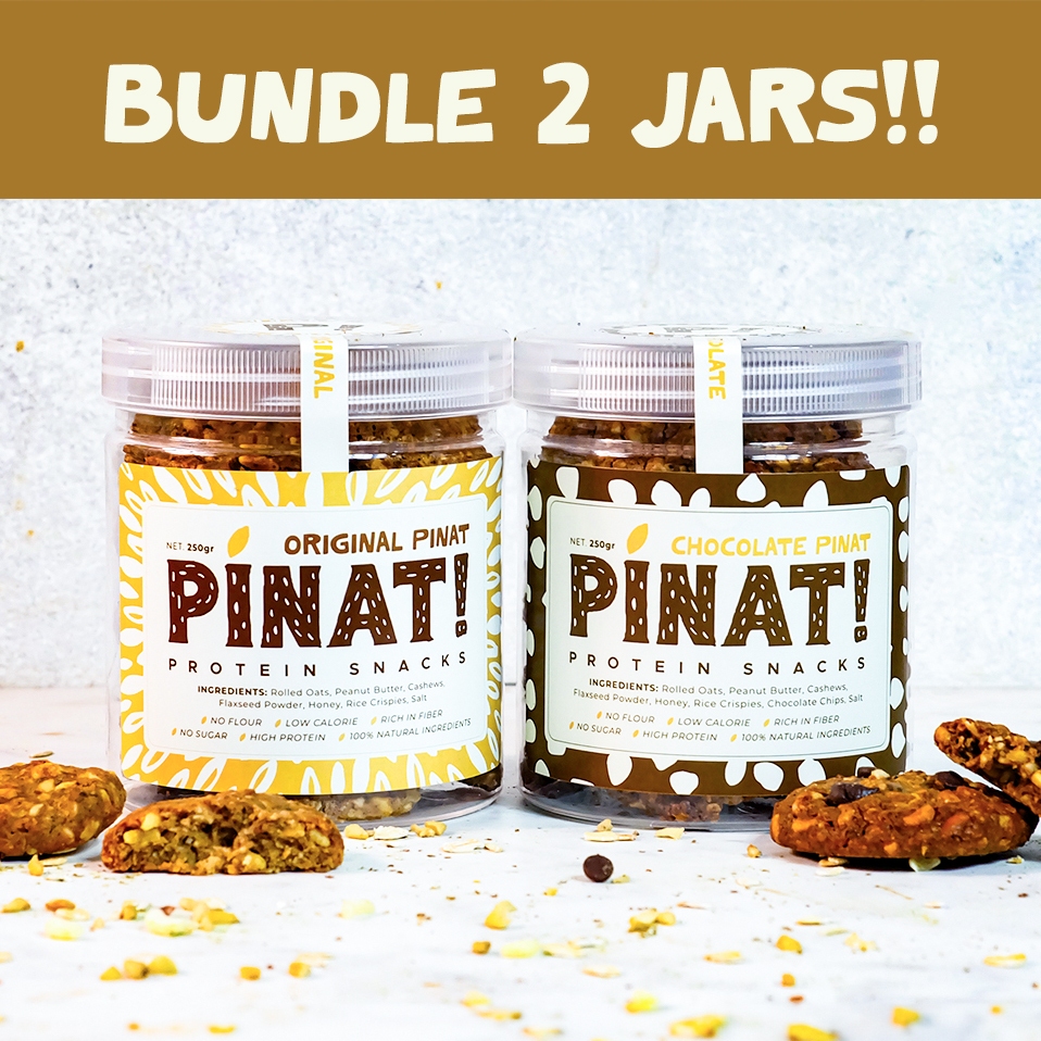 Jual PINAT | BUNDLE 2 PINAT JAR ANY FLAVOR | PEANUT OATMEAL PROTEIN ...