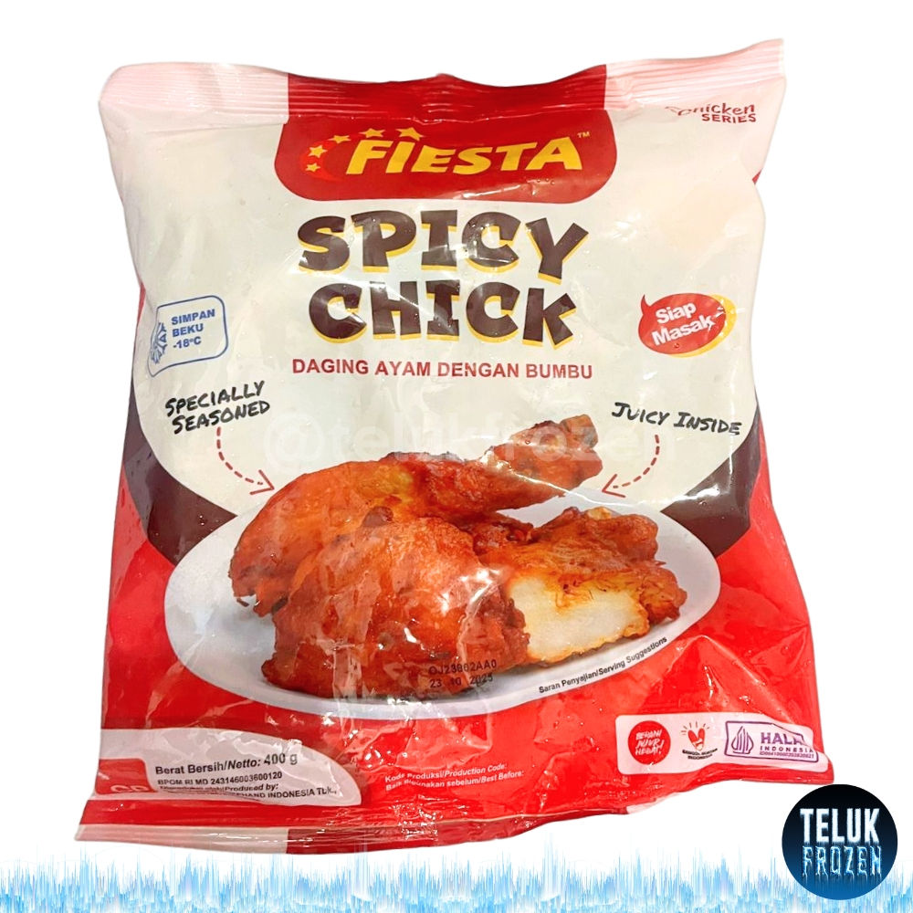 Jual fiesta spicy chick 400gr g / ayam goreng bumbu / chicken nugget ...