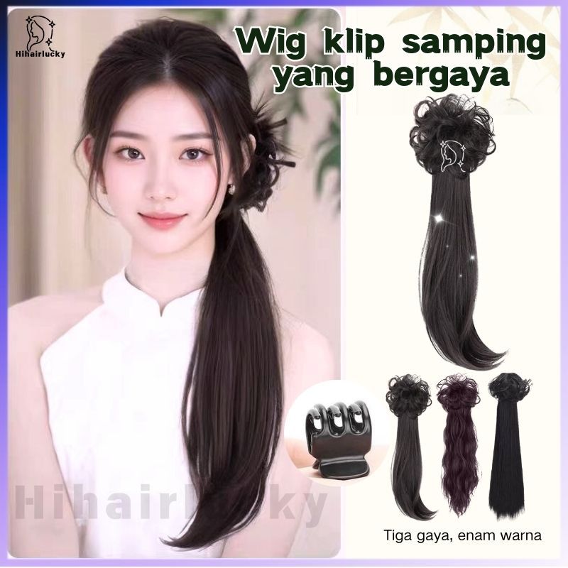 Jual HIL-0009 Rambut paruh kuda,Wig hiasan kepala Hanfu,kepang wig gaya ...