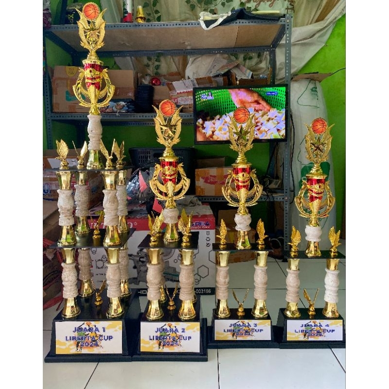 Jual piala set full marmer ( free sticker dan logo) | Shopee Indonesia