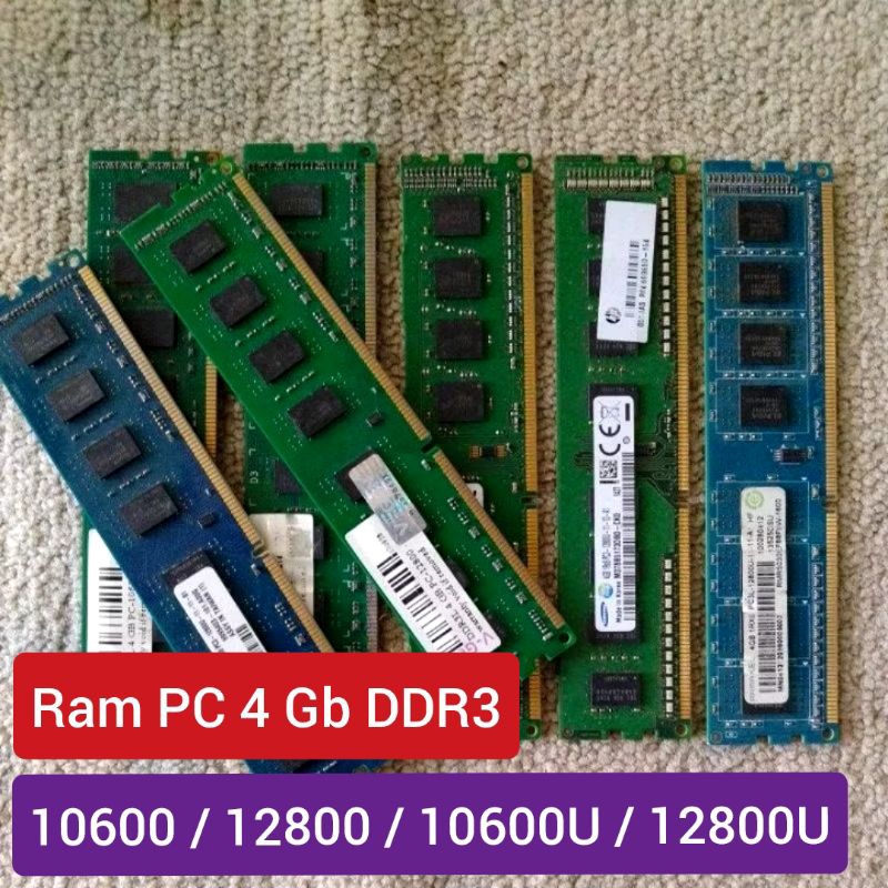 Jual Ram Komputer 4 GB DDR3 - Ram PC DDR3 4 GB Merk campur | Shopee ...