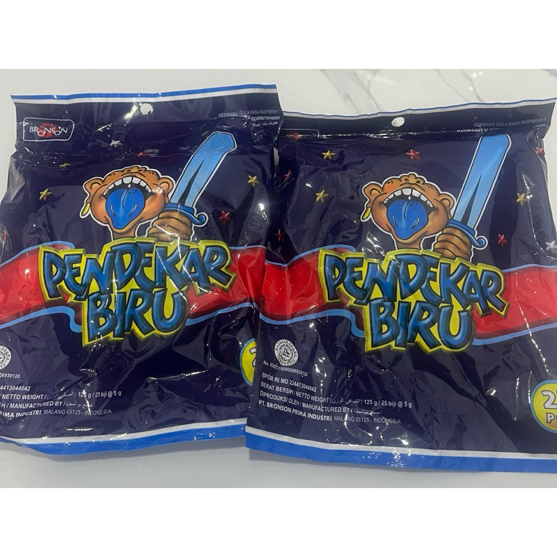 Jual PERMEN PENDEKAR BIRU 1 BUNGKUS ISI 25 PCS | Shopee Indonesia