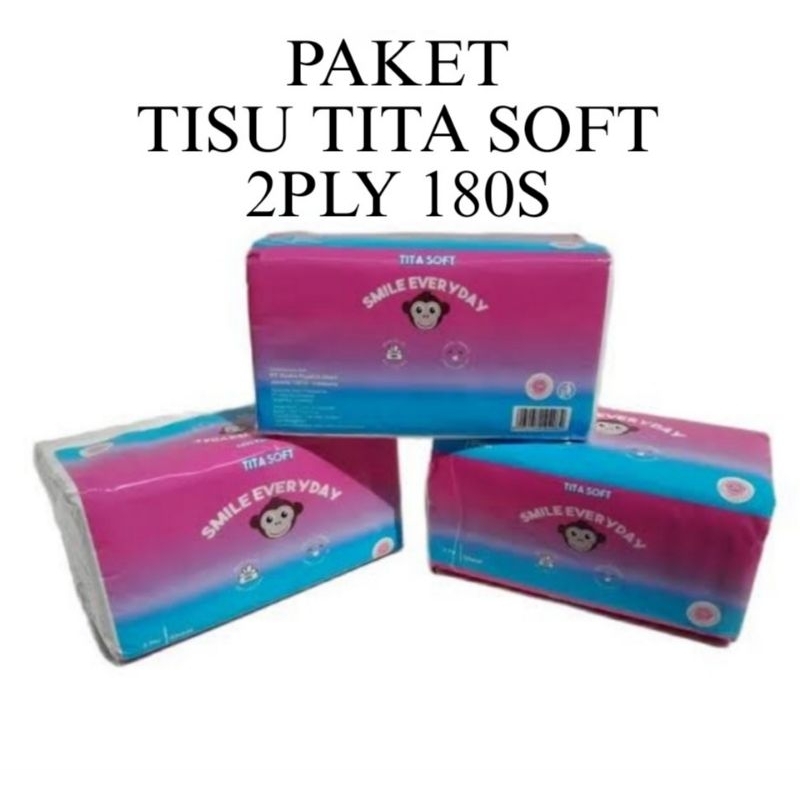 Jual Tisu tita soft 2ply 180s (3 pcs) | Shopee Indonesia