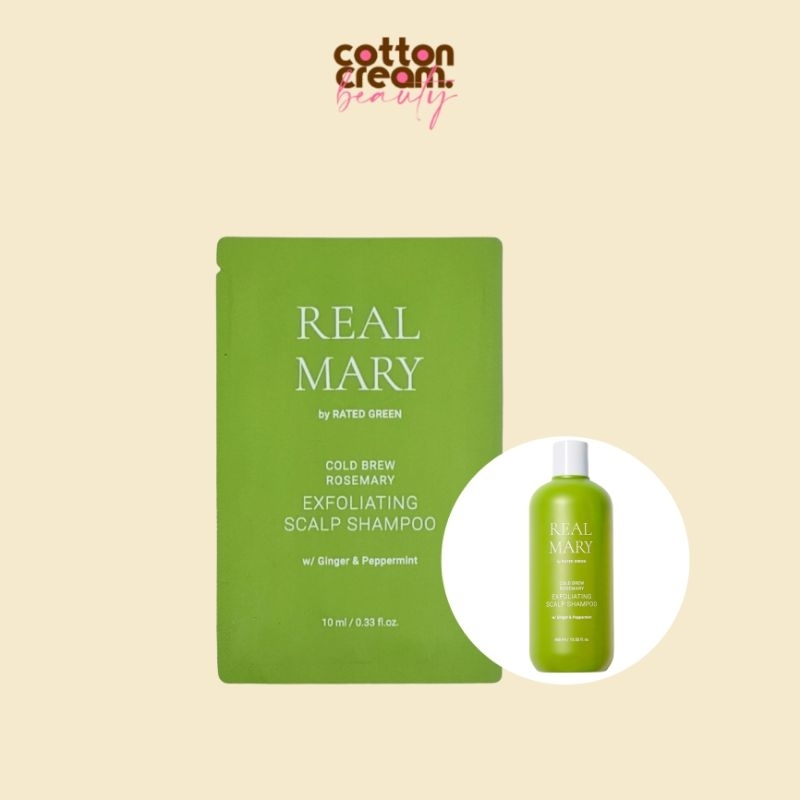 Jual Rated Green Real Mary Exfoliating Scalp Shampoo | Shopee Indonesia