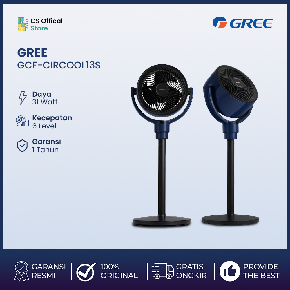 Jual GREE - Air Circulation Fan - Swing Otomatis - 2in1 Kipas Meja dan ...