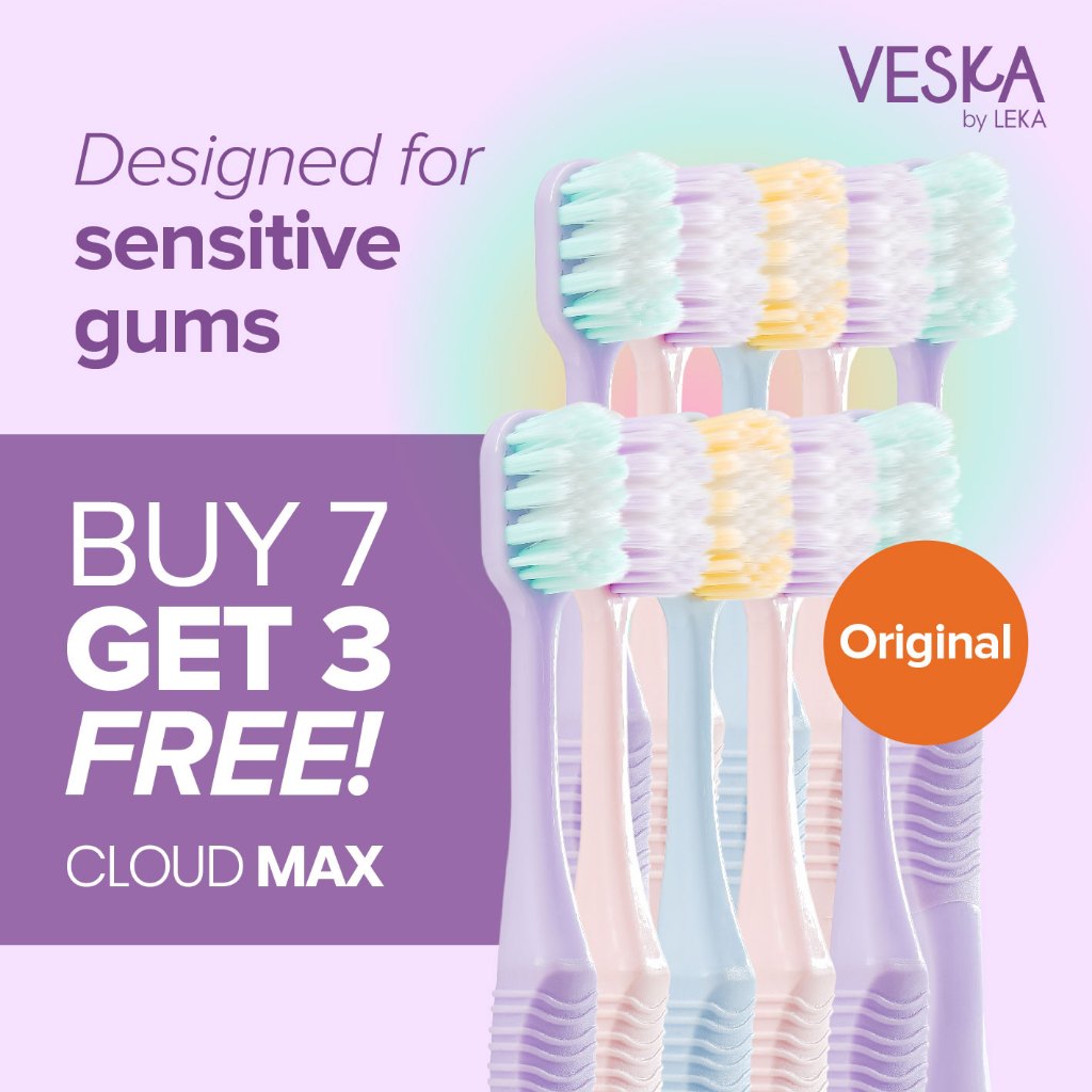 Jual [TEN PACK 10pcs] Veska by LEKA Cloud Max Pastel Series - Sikat ...